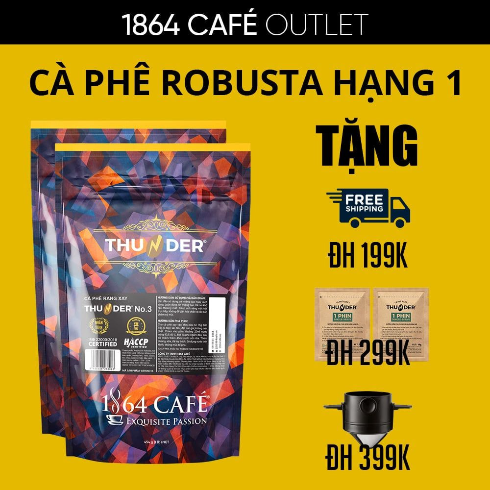 Combo 02 Thunder No.3 - Tổng 908g – 1864 CAFÉ®